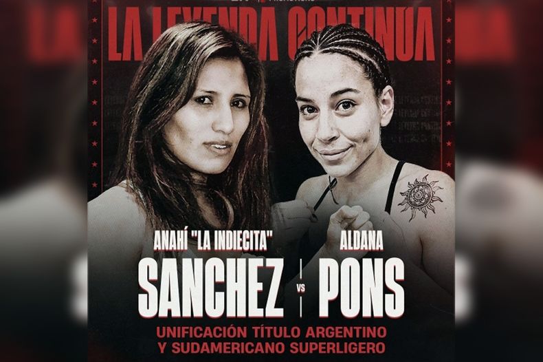 Se reprogramó la pelea entre Anahí Sánchez y Aldana Pons