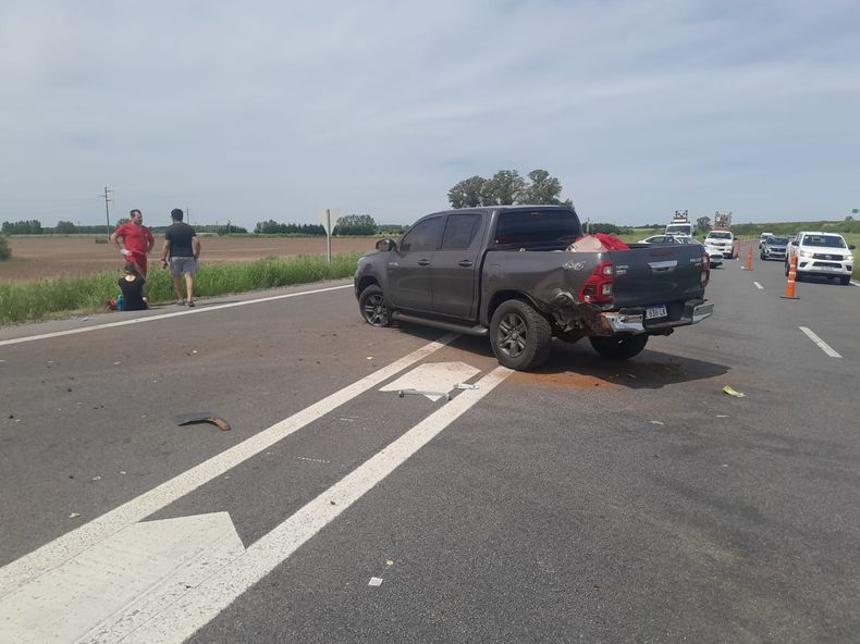 Marita Conti sufrió un siniestro vial cuando chocó con su auto contra ...