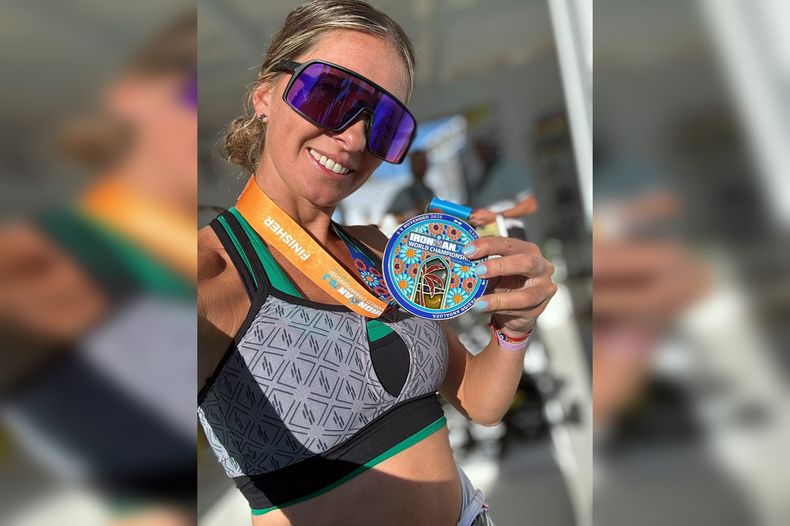 Brenda Bernard completó su segundo Mundial Ironman 70.3 en Marbella