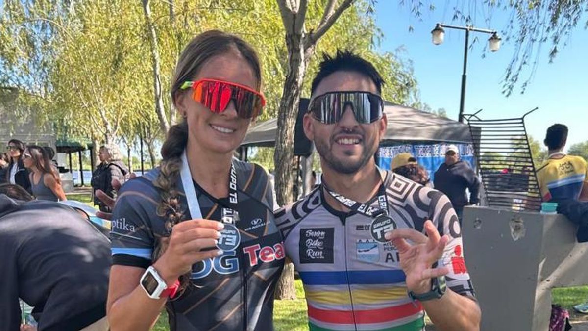 Brenda Bernard segunda y Lautaro Ponce octavo en el Triatlón Sprint de Baradero
