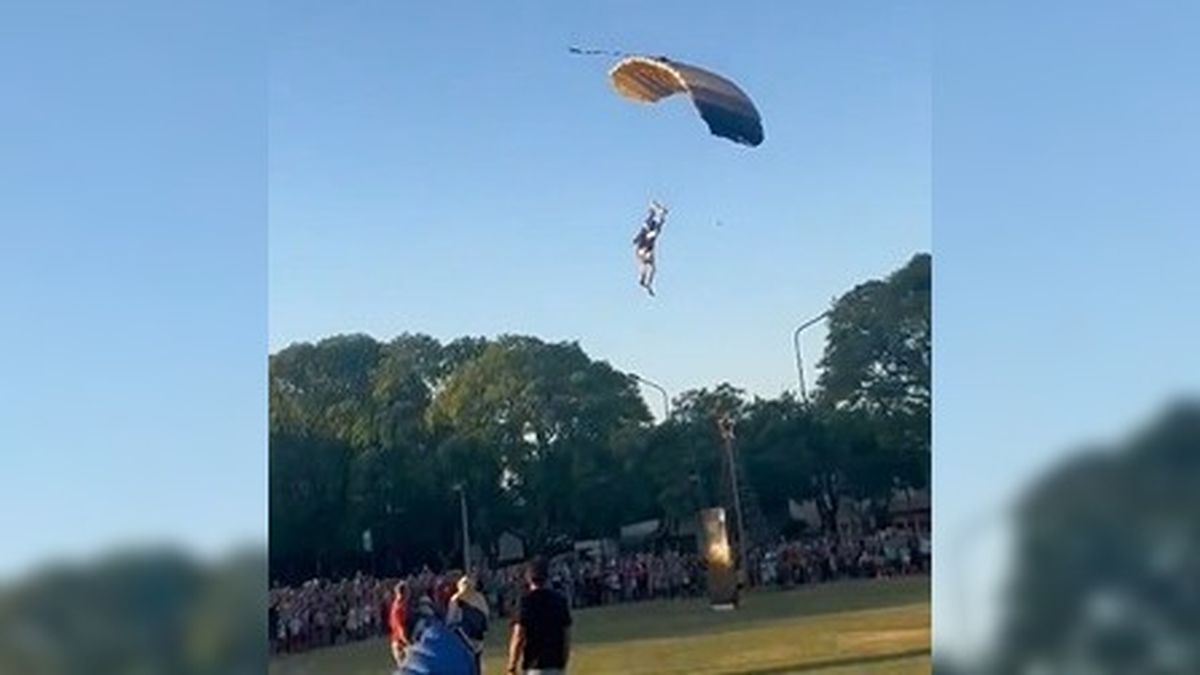 Evoluciona favorablemente el paracaidista accidentado durante el arribo ...