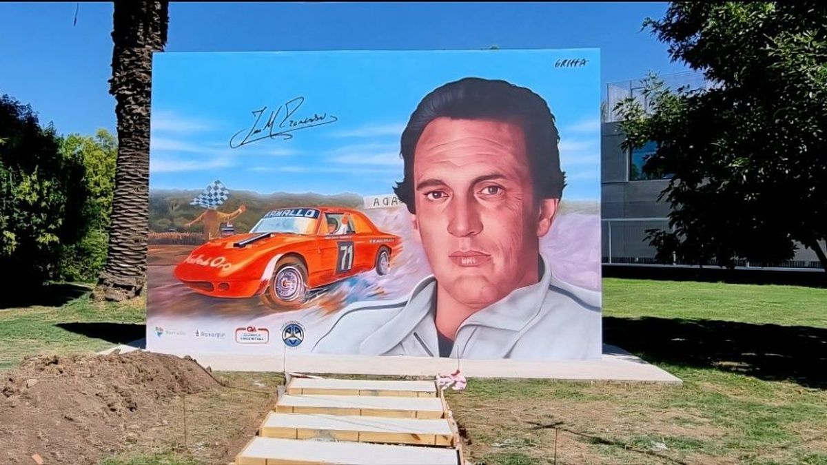 Villa Ramallo: El rostro de Traverso ya se luce en un mural que emociona