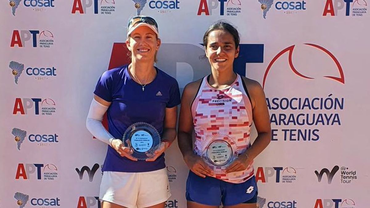 Berta Bonardi subcampeona en singles y dobles en Asunción