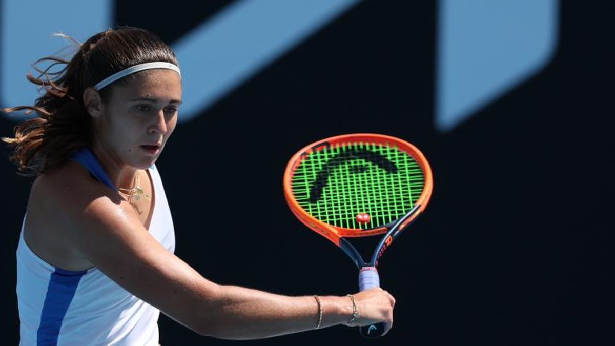 Julia Riera no pudo terminar su partido en la qualy del torneo WTA 125 ...