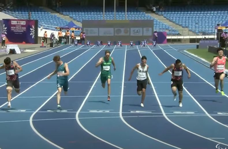 Alexis Chávez cerró el Mundial con un cuarto puesto en los 100 metros