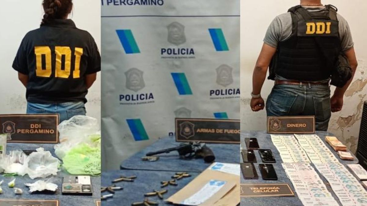 Detuvieron a 3 personas y secuestraron cocaína, más de un millón de pesos, un revólver y vehículos
