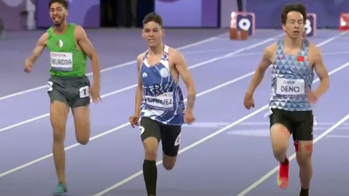 Alexis Chávez clasificó a la final de 100 metros en los Juegos Paralímpicos