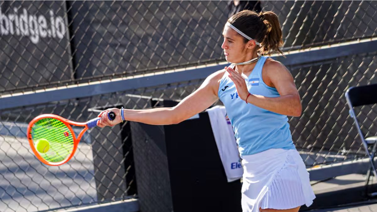 Julia Riera sigue a puro triunfo en la Billie Jean King Cup