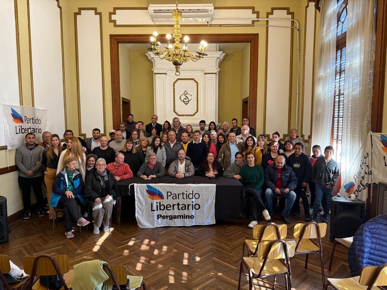 El Partido Libertario presentó su lista en Pergamino y apunta a ser la ...